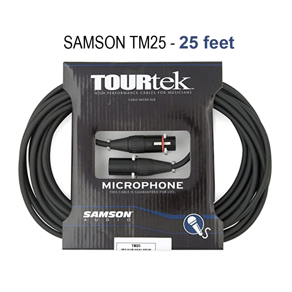 SAMSON TOURTEK XLR TO XLR MICROPHONE CABLES TM25 TM30 TM50 | Lazada PH