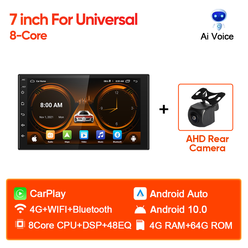 JIUYIN 7 inch Android Head Unit for Universal NISSAN TOYOTA KIA VW ...