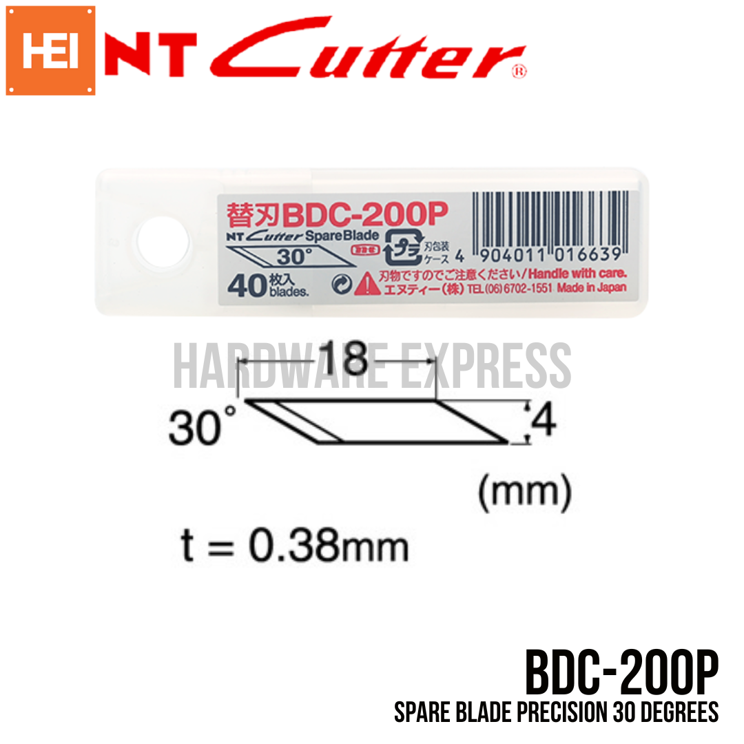 NT Cutter Spare Blade Precision BDC-200P / BDA-200P | Lazada PH