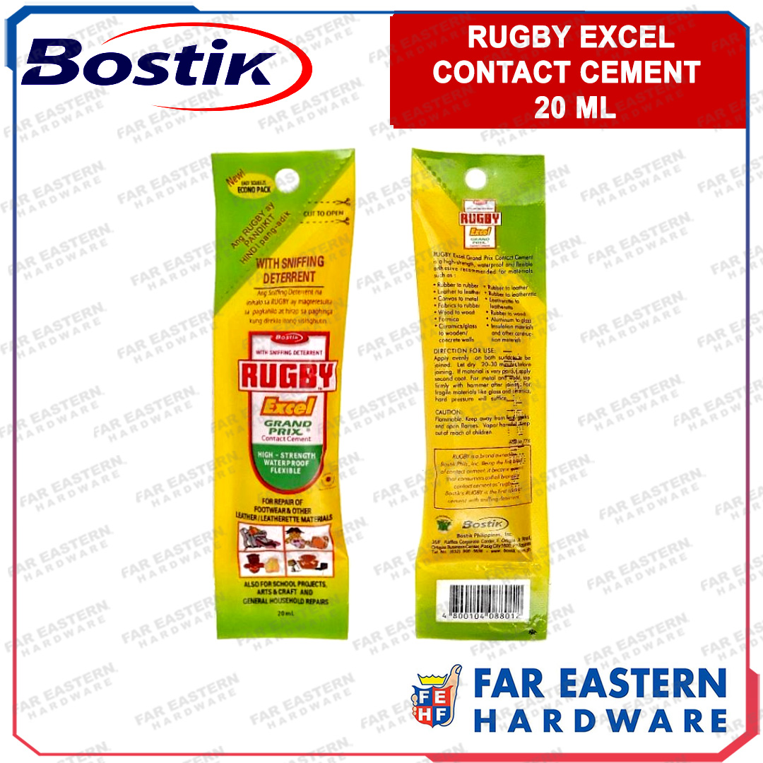 BOSTIK Rugby Excel Contact Cement 20mL | Lazada PH
