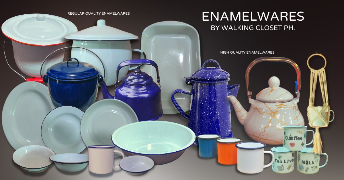 6 MUG + 6 PLATE + 6 SMALL BASIN - Enamelware Set / Enamel / Losa / Sart ...
