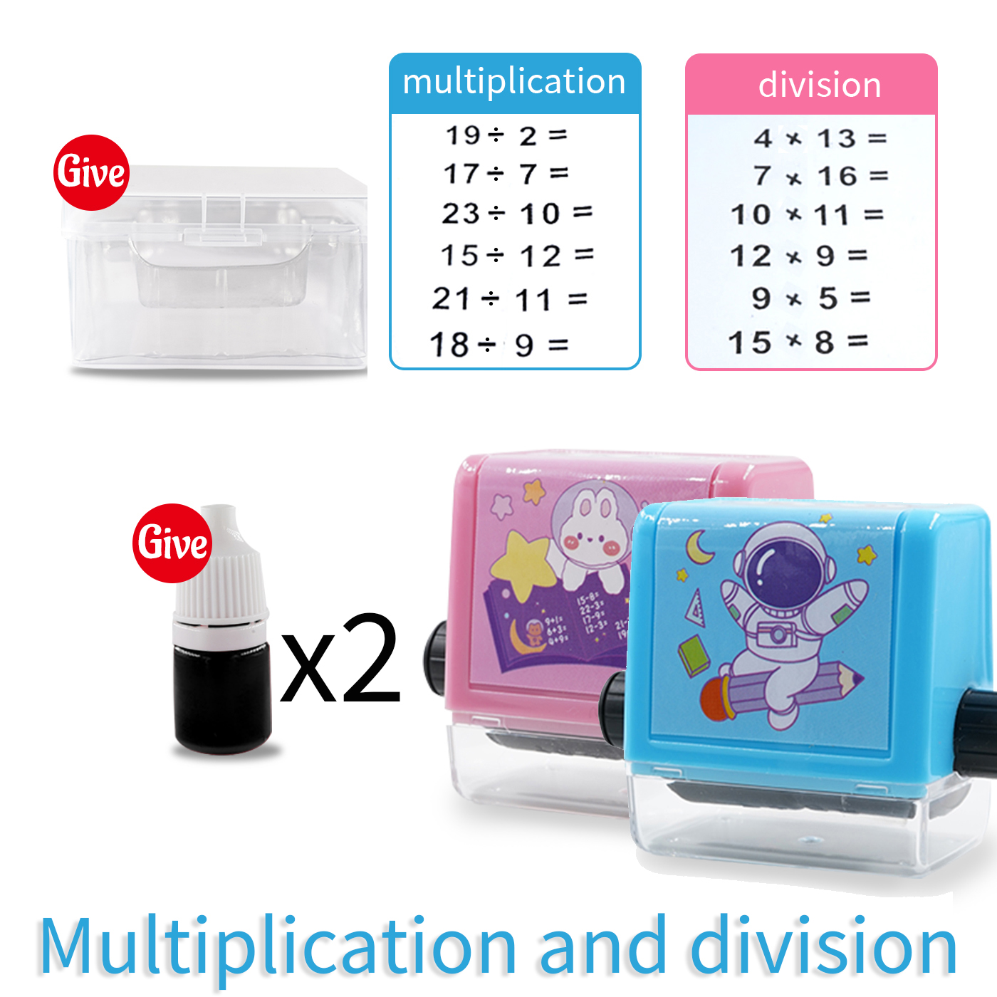 Number Rolling Stamp Math Practice Number Rolling Stamp Addition And ...