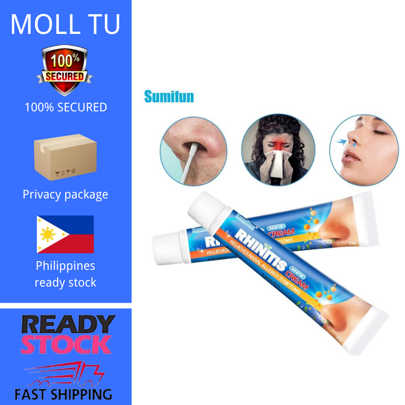 1Pcs 20g 100% Original Rhinitis Sinusitis Treatment Ointment Refresh ...