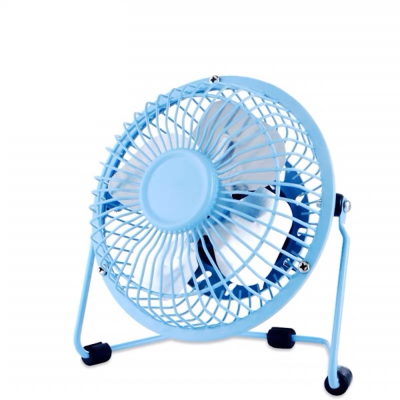 Rechargeable Portable Metal 360° Rotation Electric USB Mini Desktop ...