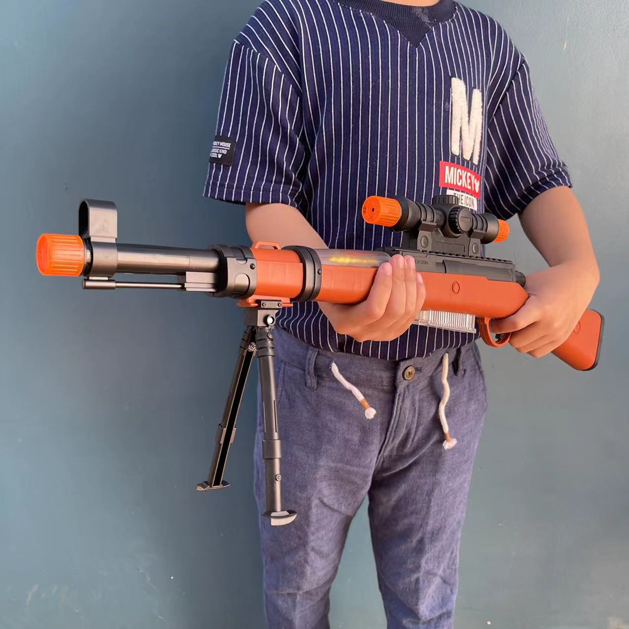 Toy Factory-Kids toys Music and Lights Riffle toy gun very big high ...