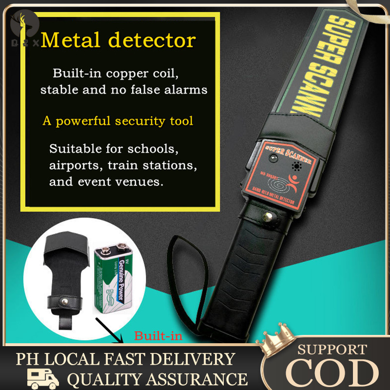 Portable Handheld Metal Detector Sound Alarm Vibration Security ...