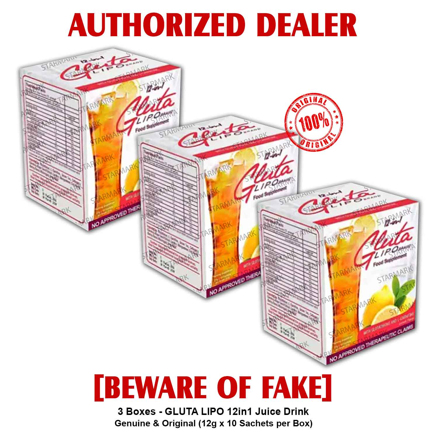 Glutalipo Juice Gluta Lipo Juice 12 in 1 Juice Drink 12in1 - 10 Sachets ...