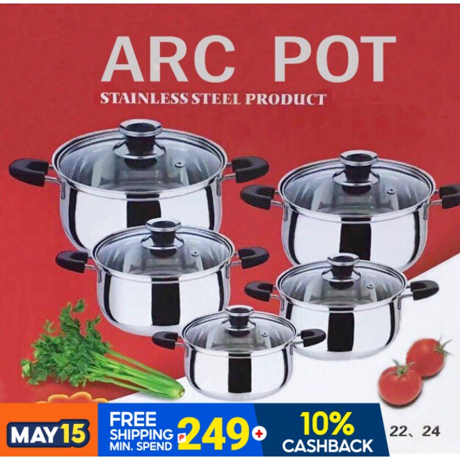 Kitchenware 5 Pcs Set American-Style Pot | Lazada PH