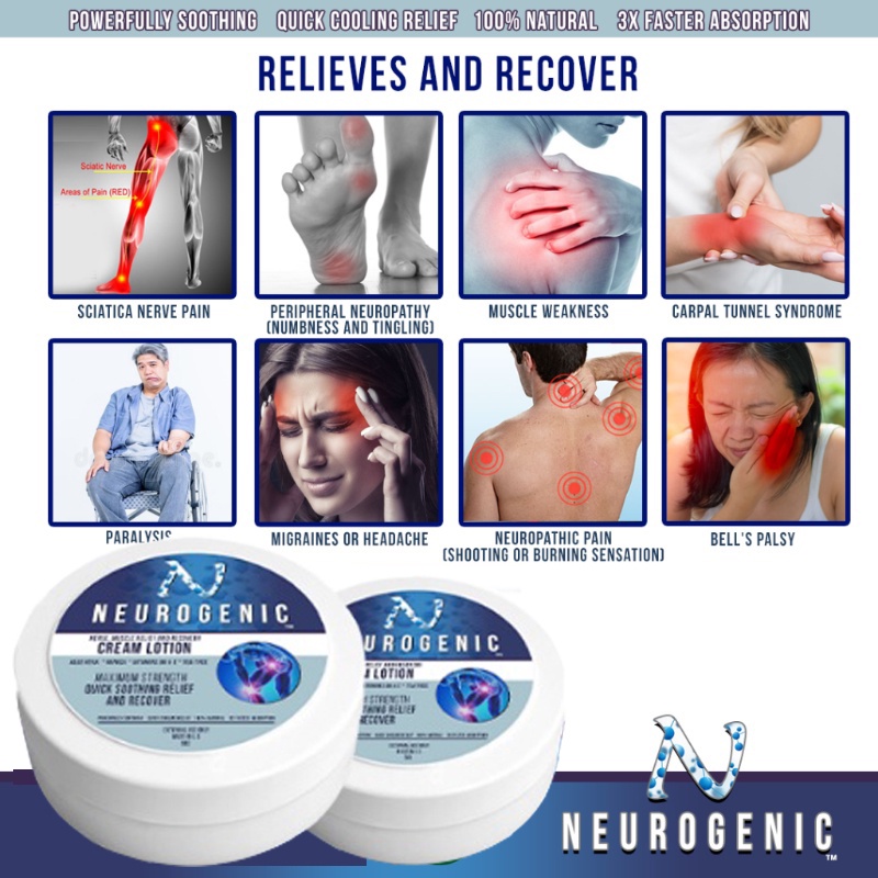 NEUROGENIC CREAM LOTION Rheumatism Cream Arthritis Cream 50g | Lazada PH