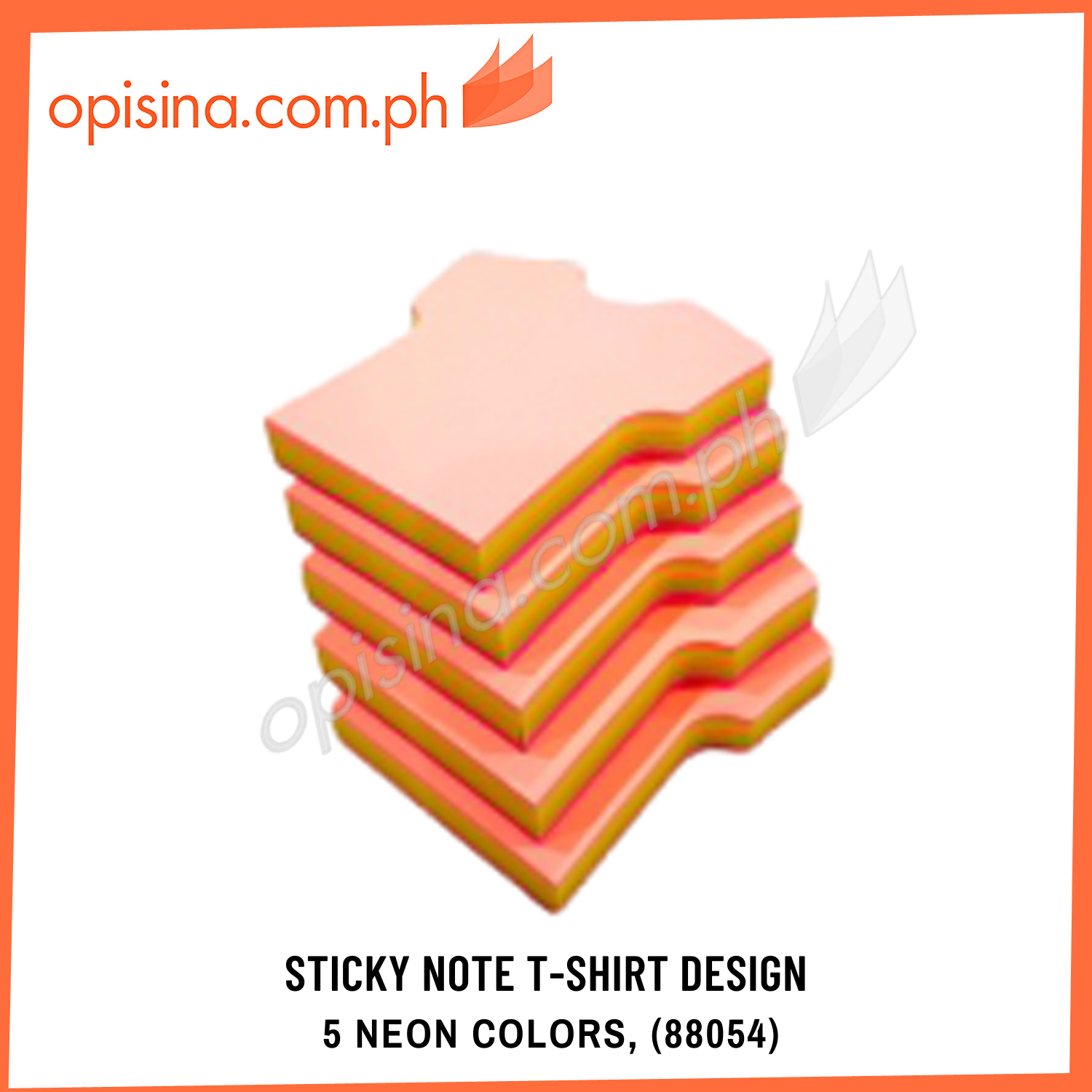 Sticky Note NEON T-shirt Design 5 Neon Colors/pad (88054) | Lazada PH