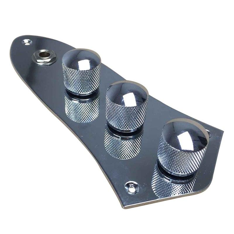 1 Piece 3 Bands Active Passive Preamp Jazz Bass Control Plate Assembly ...