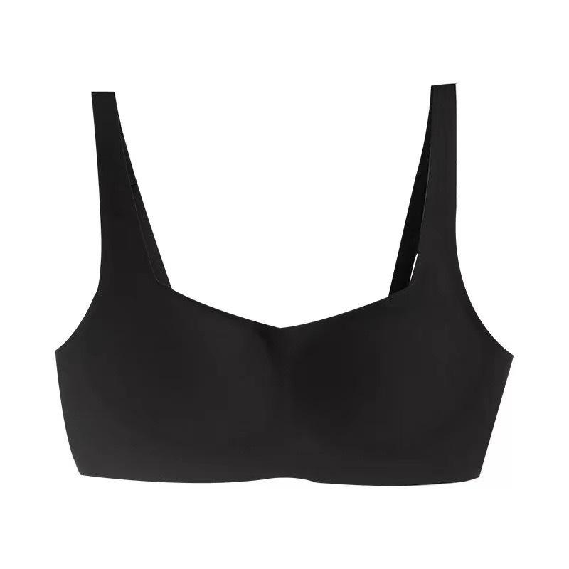 PATIS TESORO Seamless Jelly Bras Wireless Trendy Tops Thin Cup Soft and ...