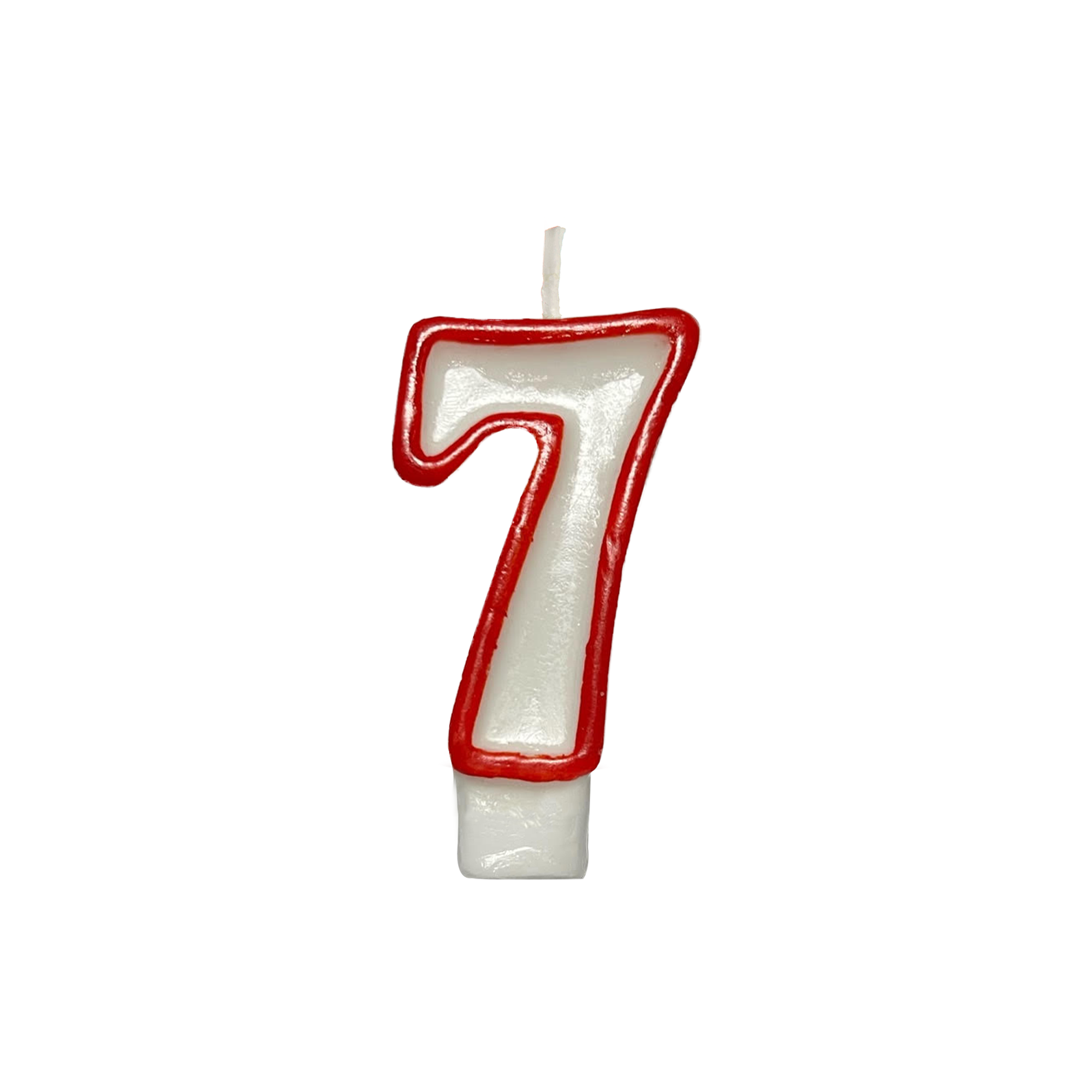 RED NUMBER 0-9 CANDLE BIRTHDAY PARTY NEEDS NUMERAL CANDLE (#7) | Lazada PH