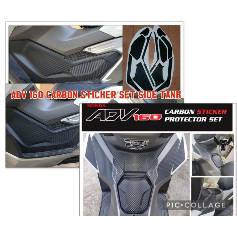 ☚honda adv 160 side carbon sticker set for both sides☜ | Lazada PH
