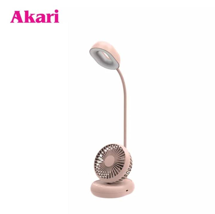 Akari 4” Rechargeable Mini LED Desk Lamp Fan - ADL-5032F | Lazada PH