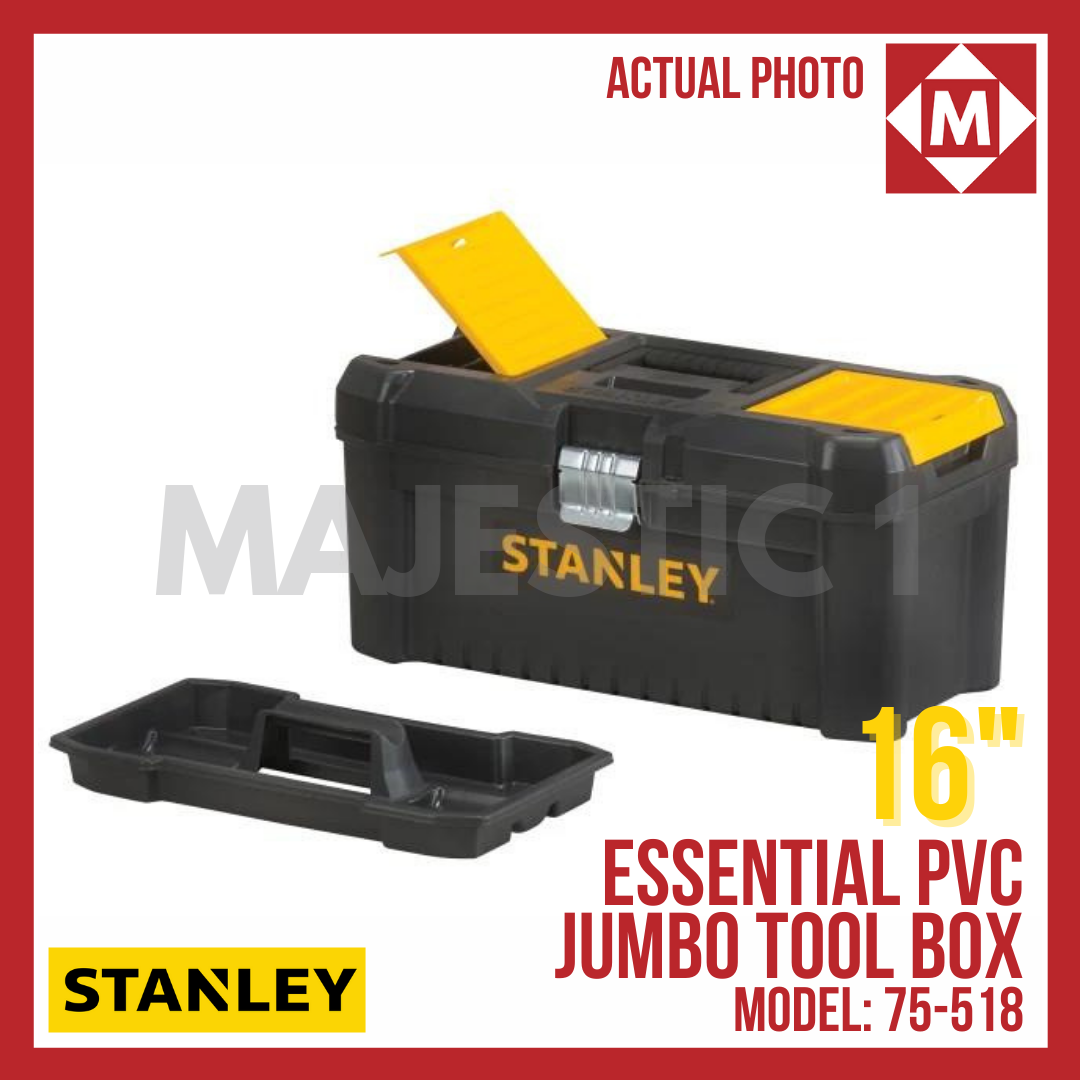 Stanley Essential PVC Jumbo 16" Tool Box 75-518 | Lazada PH