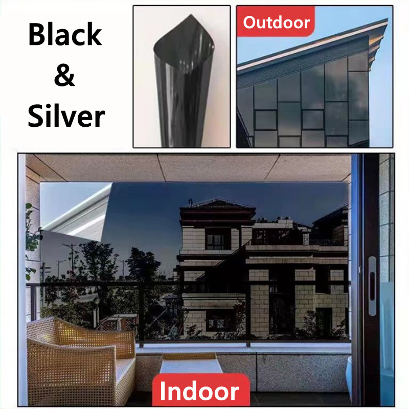 1M Window Film Privacy One Way Mirror Glass Tint Heat Control Sun UV ...