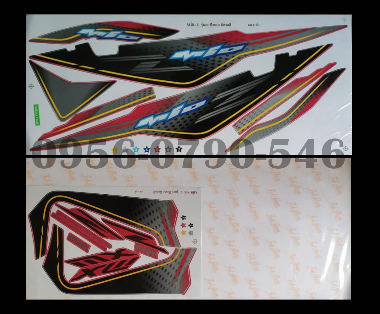 MIO 4 10 RED Thai Decal/Sticker | Lazada PH