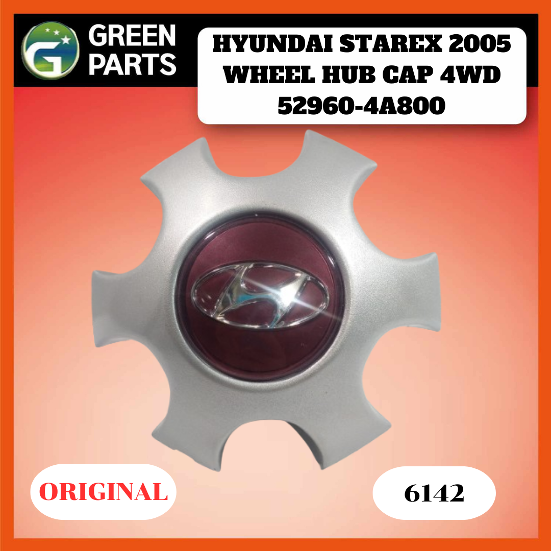 WHEEL HUB CAP FOR HYUNDAI STAREX MODEL 2000 UP (MAROON) 4WD (ORIGINAL ...