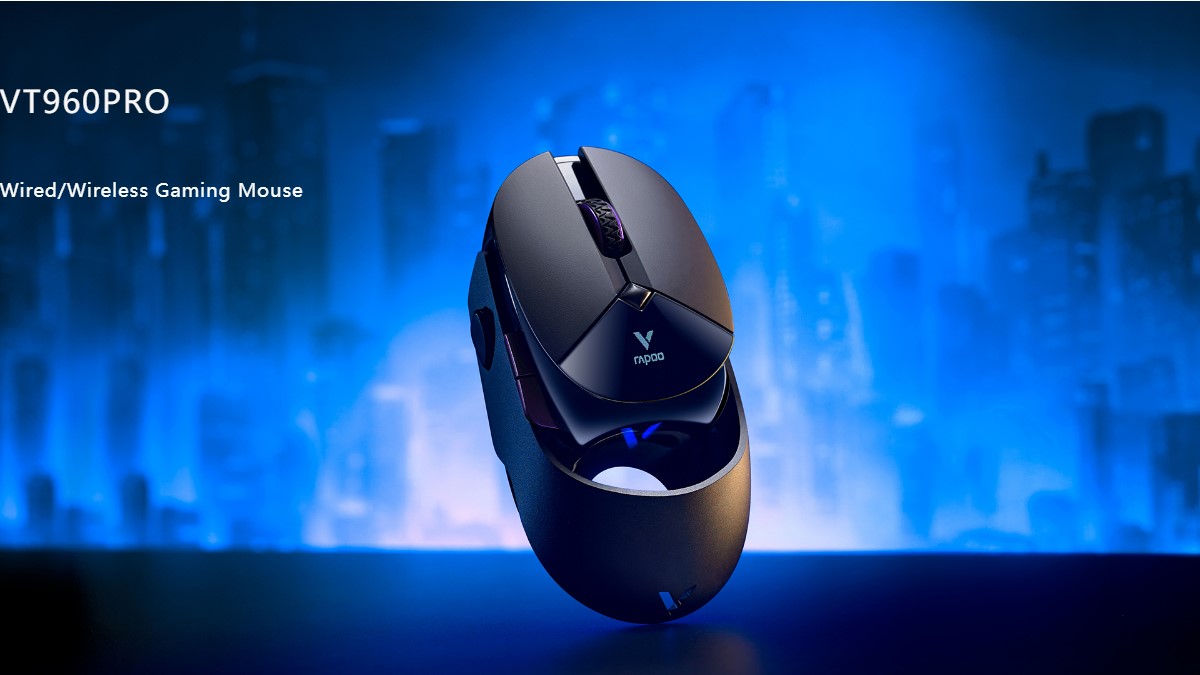 Rapoo VT960S/VT960PRO OLED display dual-mode wireless RGB gaming mouse ...