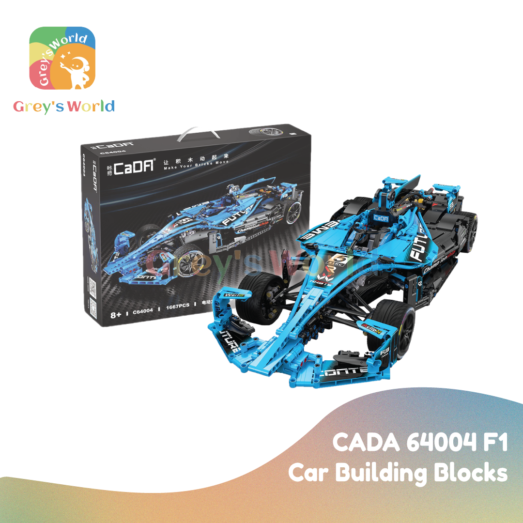 [Greys World] CADA Formula 1, 1667pcs, F1 racing car building blocks ...