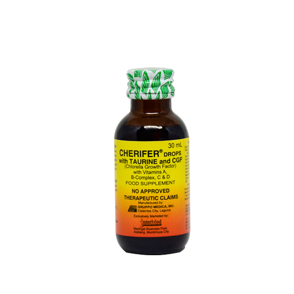 Cherifer Multivitamin with CGF with Taurine Drops 30mL | Lazada PH