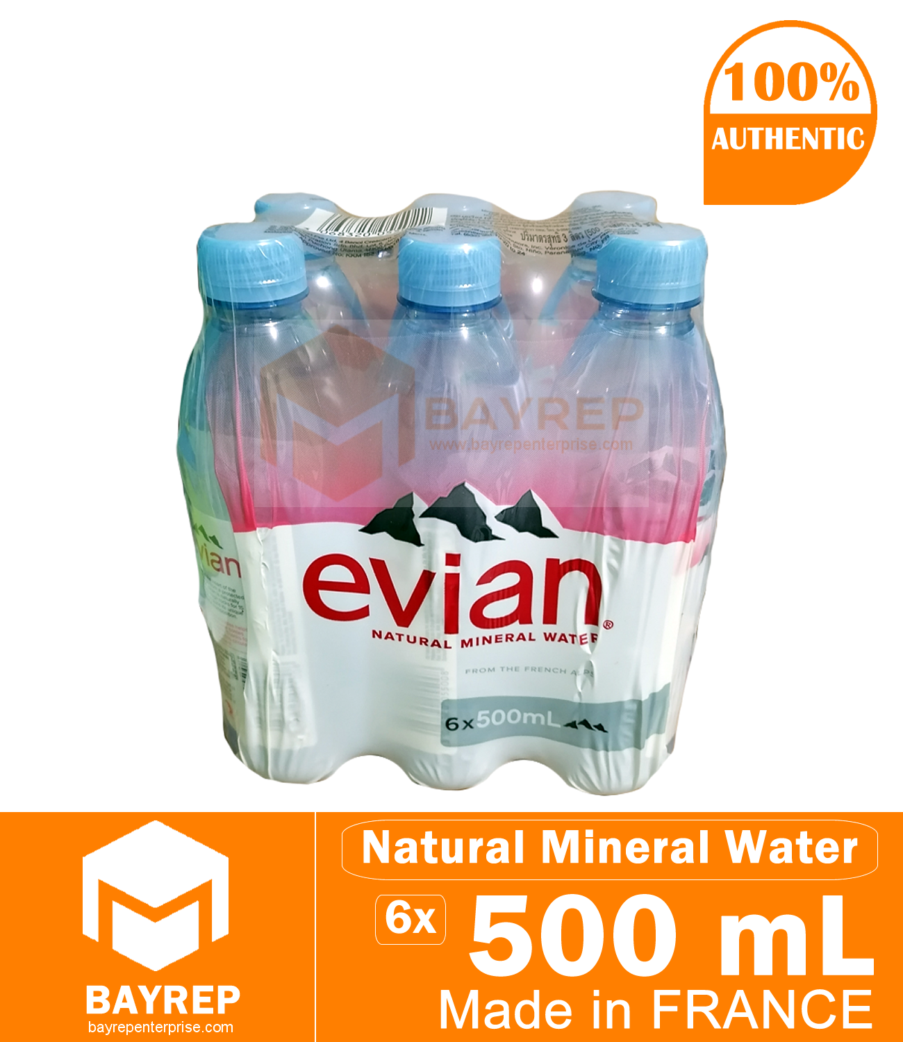 Evian Natural Mineral Water 6 Bottles 500mL Each | Lazada PH