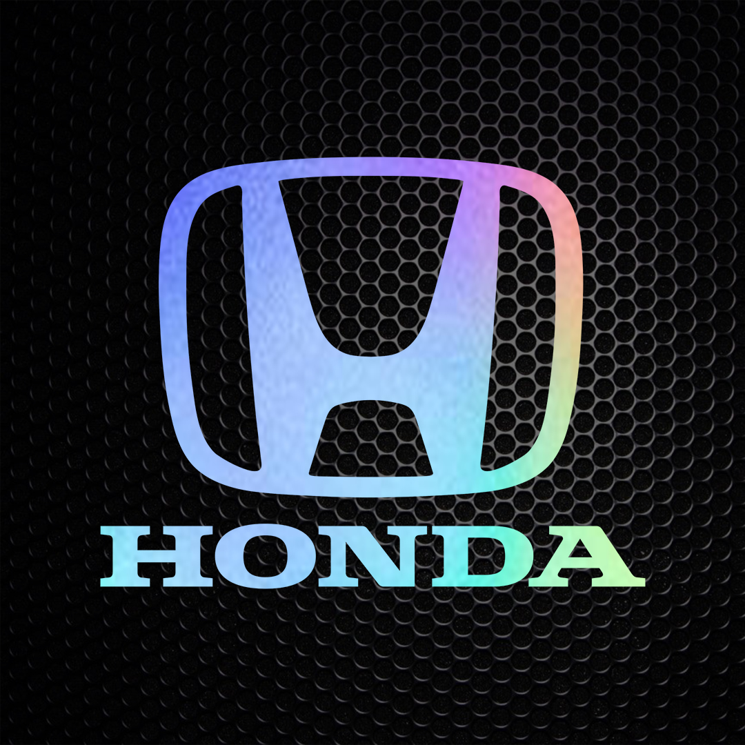 Honda Logo WATERPROOF STICKER VINYL decal for phone, mug, motor, car ...