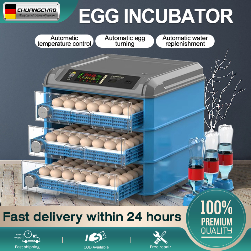 CHUANGCHAO 300 egg incubator fully automatic Drawer type incubator All ...