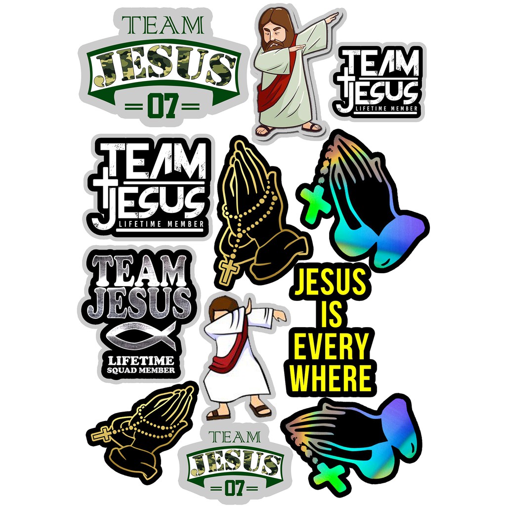 Team Jesus, Santa Cruz, Brands, Money heist, Thai Stickers | Lazada PH
