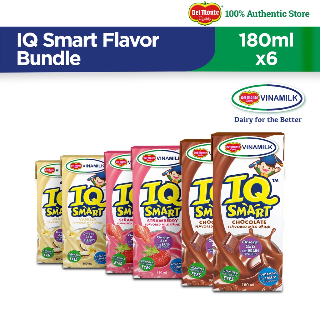 DEL MONTE VINAMILK IQ Smart™ Flavor Bundle x 6 Items | Lazada PH
