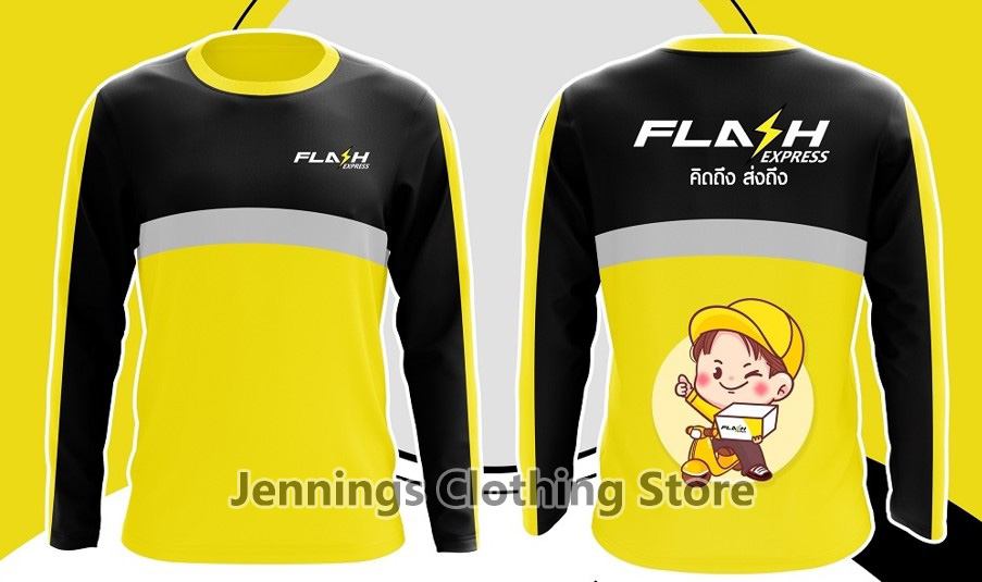 Flash express delivery rider long sleeve shirt Flash rider | Lazada PH