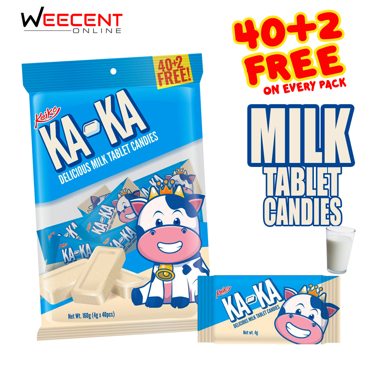 KEIKO KA-KA TABLET CANDY (40+2FREE) | Lazada PH