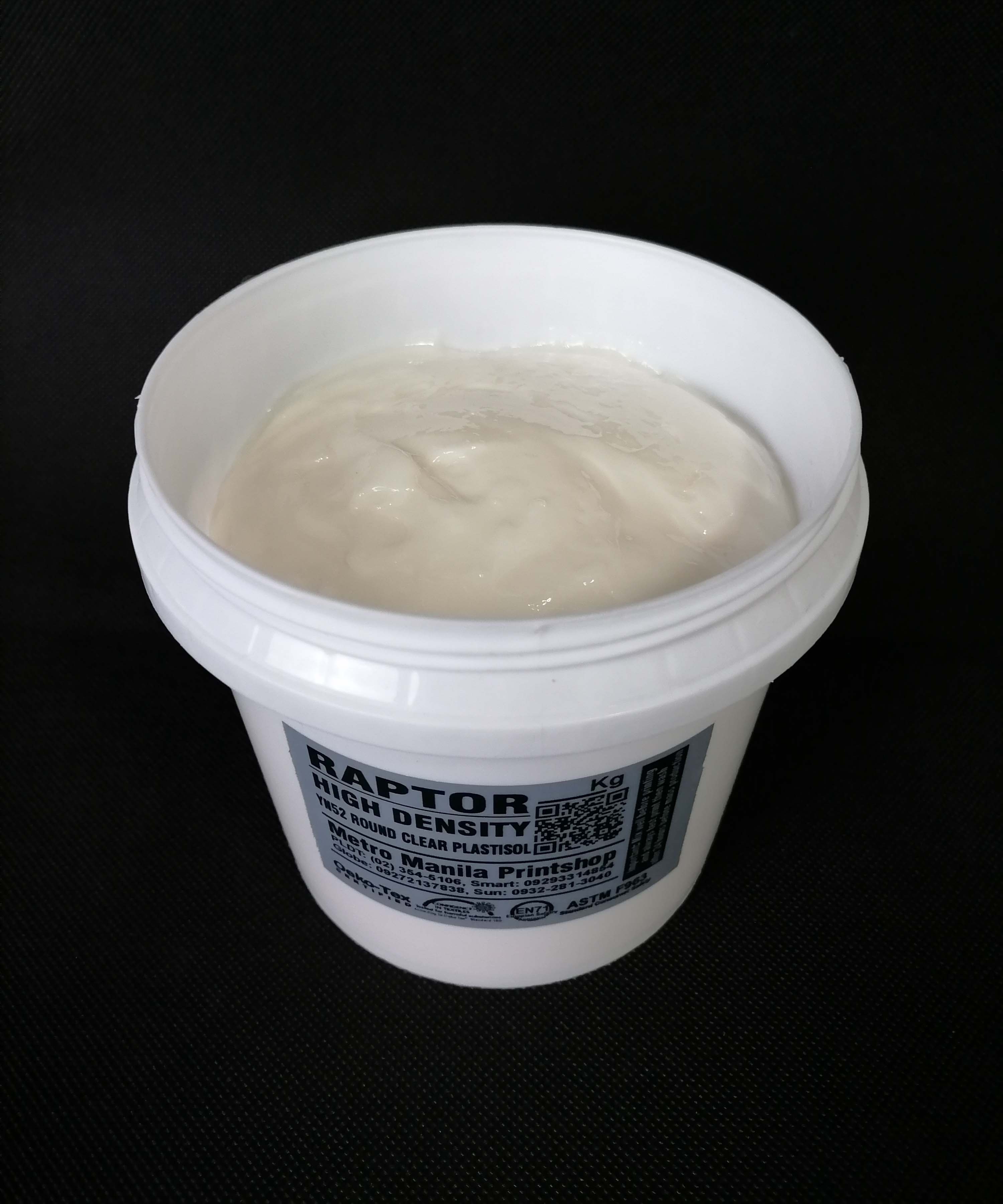 High Density SHARP and ROUND CLEAR Plastisol 1kg for T-shirt Printing ...