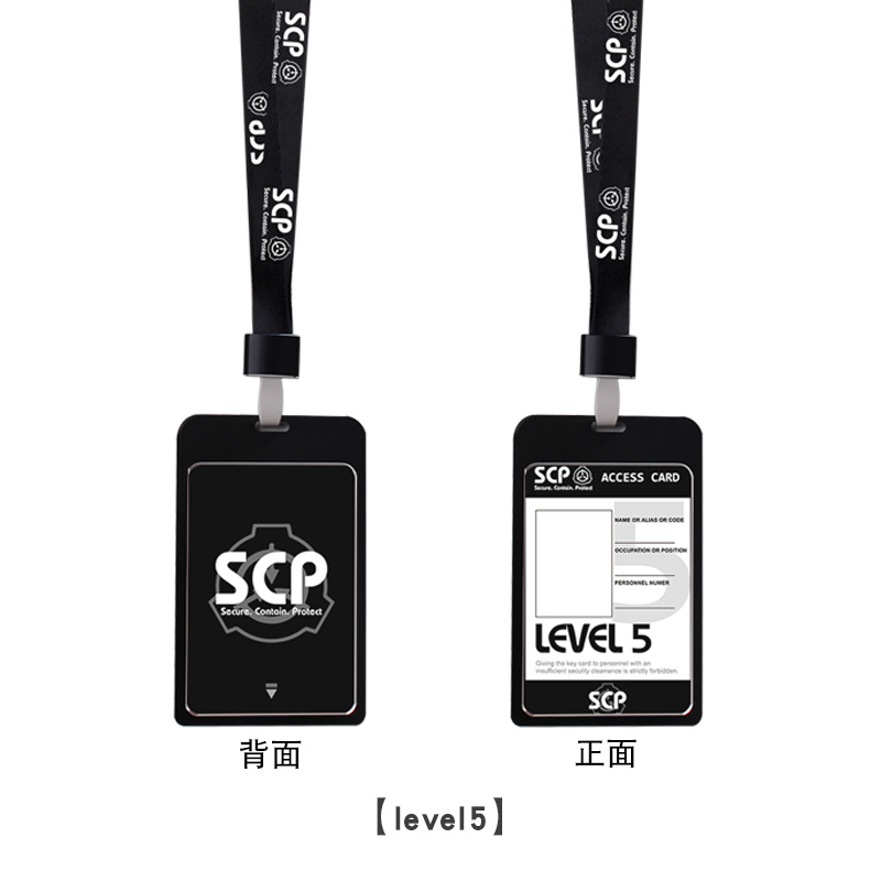Scp Foundation Card Access Card Cover Secret Laboratory Mobile Task ...