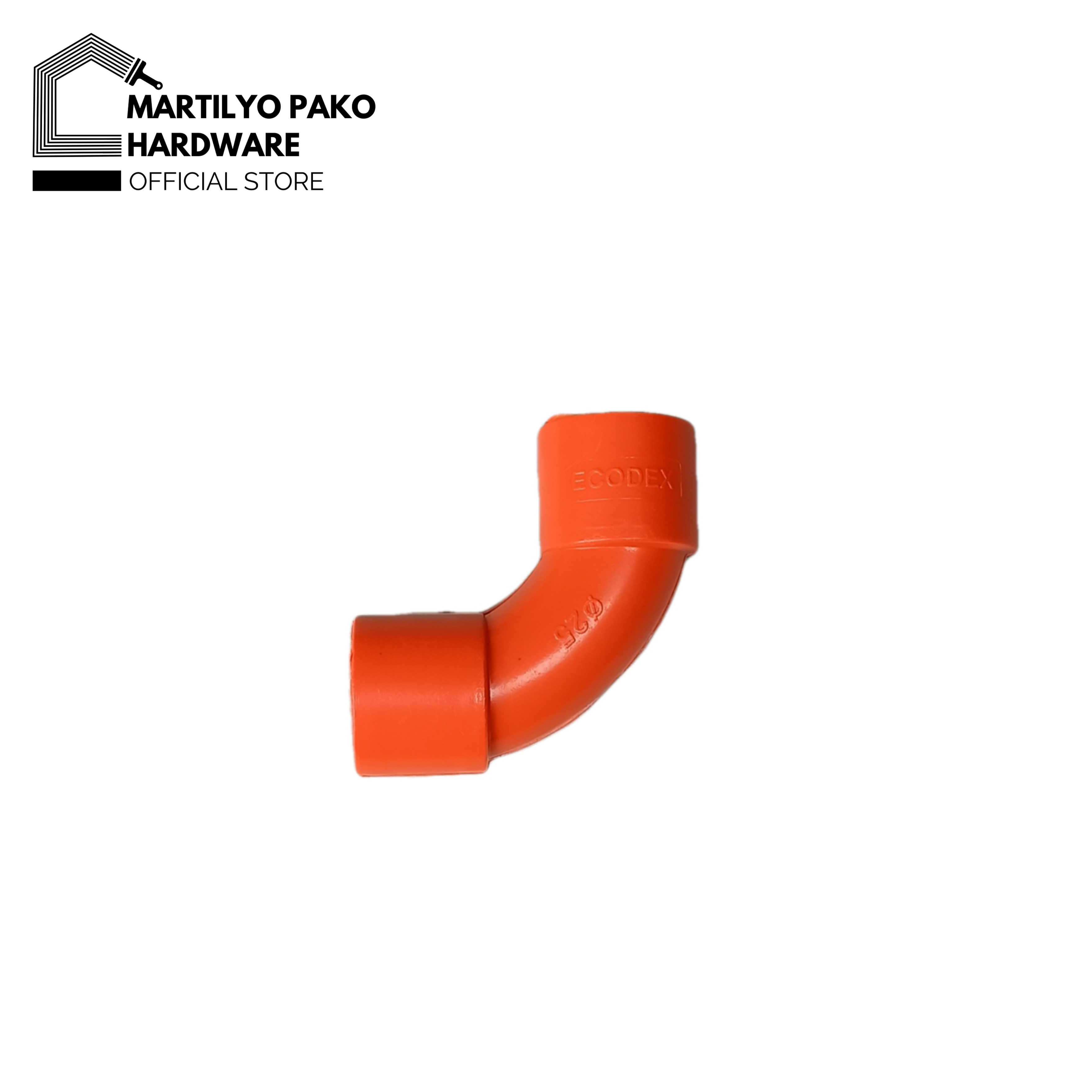 ECODEX Red Orange PVC Short Conduit Elbow 1/2 inch, 3/4 inch, and 1inch for Electrical | Lazada PH