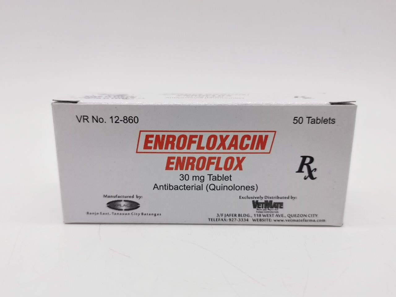 ENROFLOX ANTIBACTERIAL TABLET 48 TABLETS BOX | Lazada PH