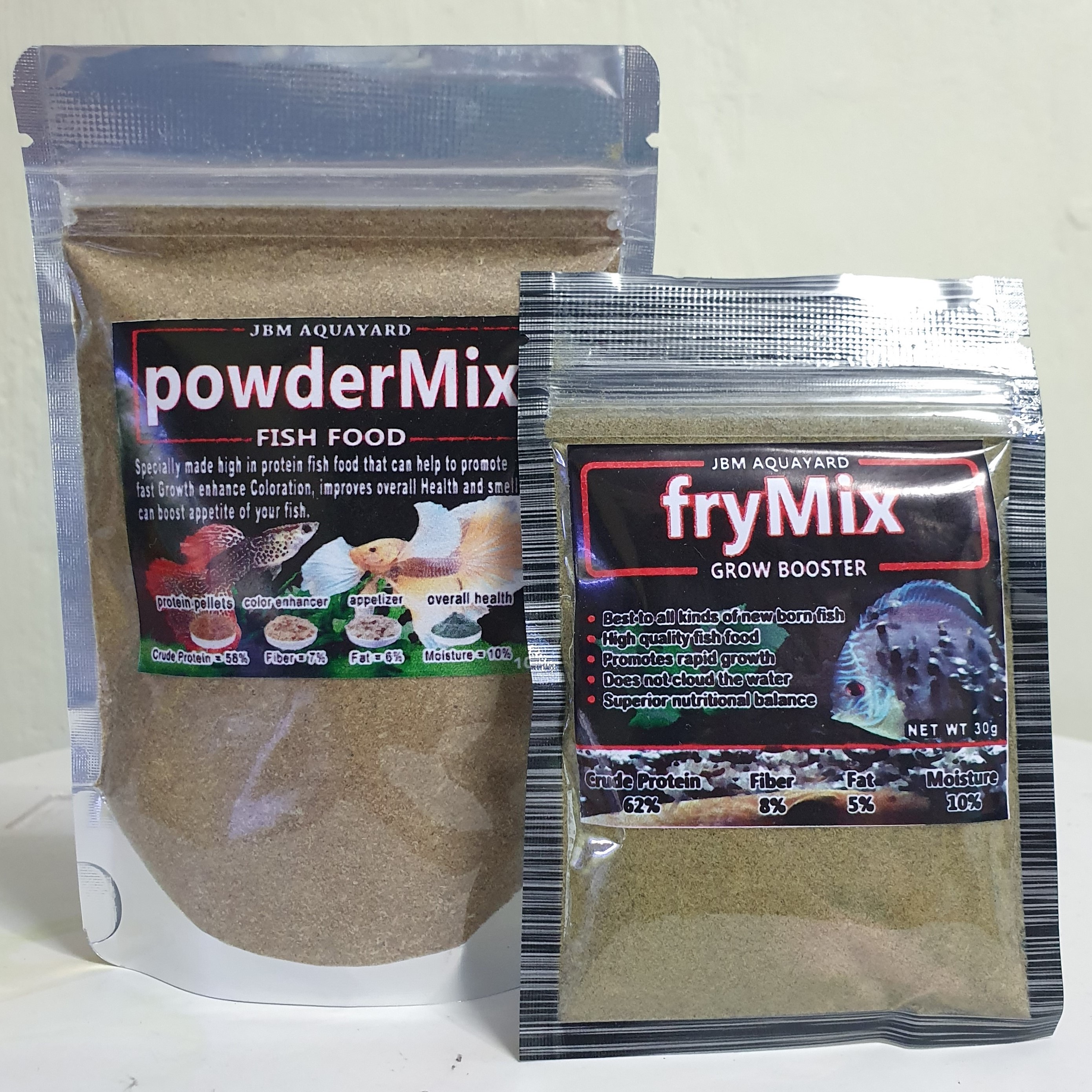 JBM Aquayard Powdermix (100g) and Frymix (30g) Bundle | Lazada PH