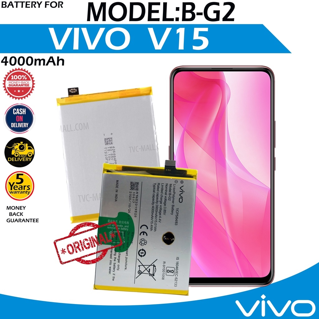 Vivo V15 1819 Battery Model B-G2 High Quality Capacity 4000mAh | Lazada PH