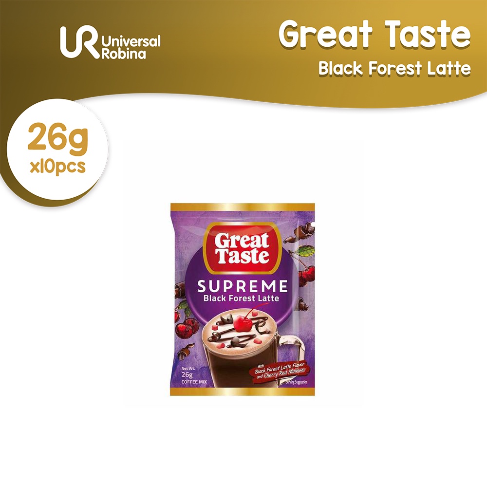 Great Taste Supreme Black Forest Latte 26g x 10 | Lazada PH