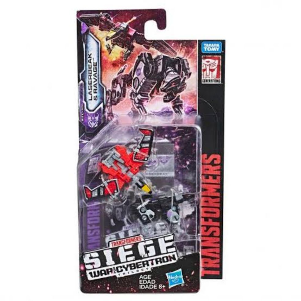 Transformers Siege Laserbeak and Ravage Set Soundwave Tapes Generations ...