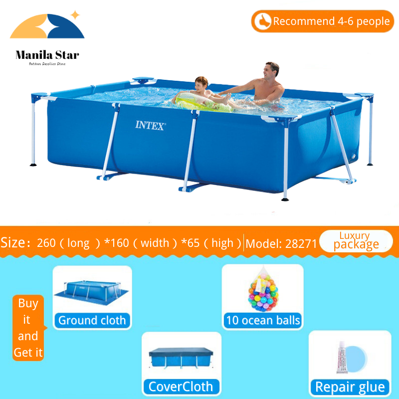 INTEX 28271 Swimming Pool Adult Swimming Pool Family Swimming Pool ...