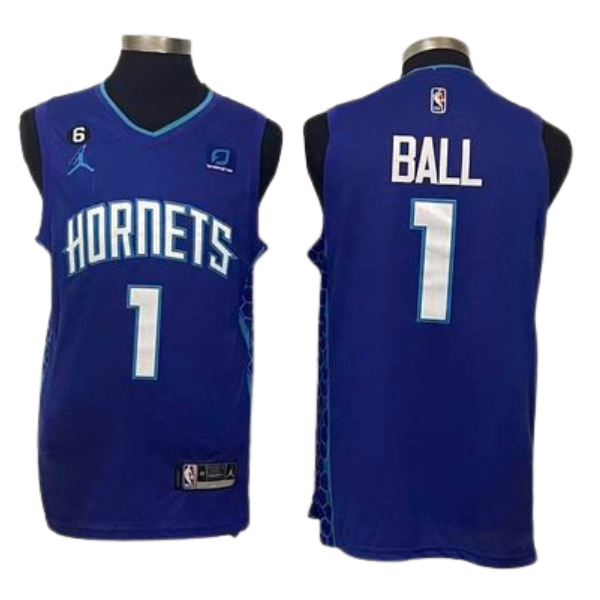 LAMELO BALL CHARLOTTE HORNETS 1 REFLECTORIZED BASKETBALL JERSEY 2k23 ...