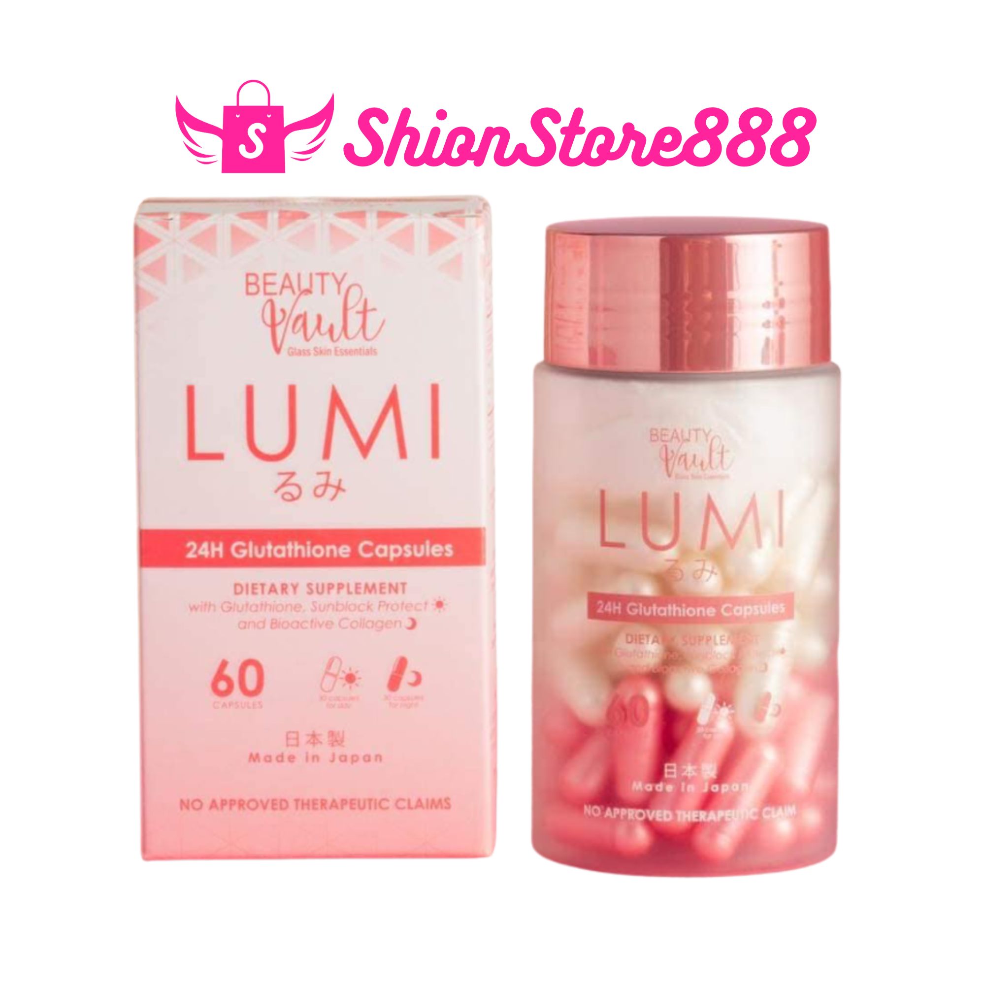 ShionStore888 Lumi 24H Glutathione Capsules by Beauty Vault Lumi 24H Glutathione Original Lumi ...
