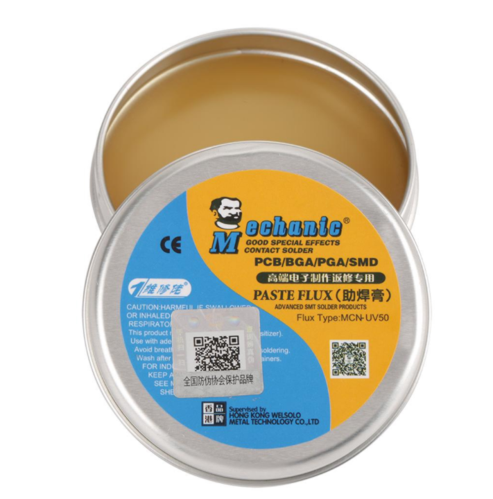 MECHANIC Solder Paste UV80 80g UV50 50g Rosin Flux BGA Soldering Tin Cream for PCB BGA SMD PGA ...
