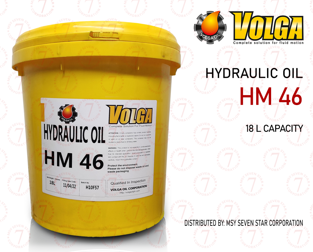 VOLGA HM46 18L HIGH PERFORMANCE HYDRAULIC OIL | Lazada PH
