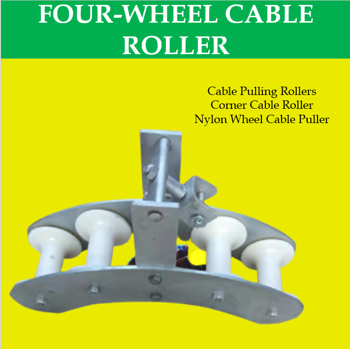 MAGO Four wheel cable roller Cable pulling rollers Corner Cable Roller ...