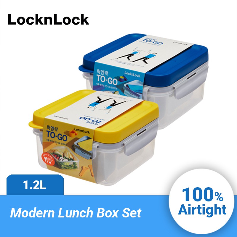 LocknLock To-Go Modern Airtight Lunch BoxesgJq | Lazada PH