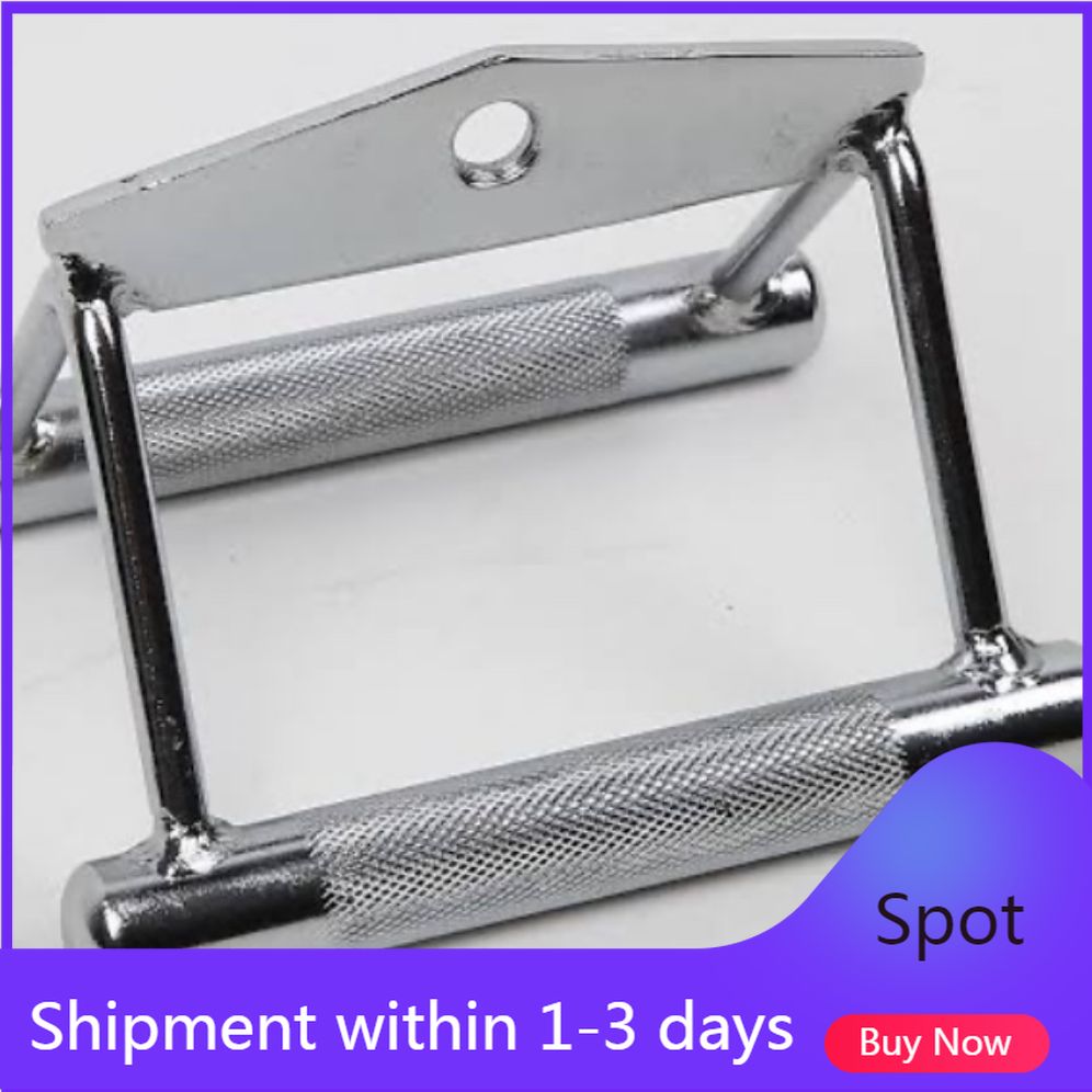 Double d rowing Close grip seated row handle bar cable attachment home ...