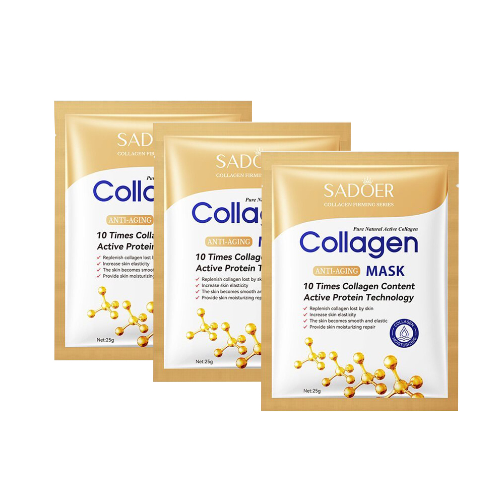 Collagen Whitening Facial Mask Moisturizing Anti-Wrinkle Anti-Aging ...